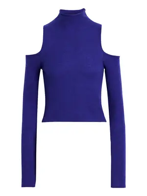 Lapointe Cashmere And Silk-blend Turtleneck Sweater - Indigo