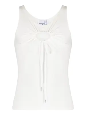 Natasha Zinko Heart Scoop-neck Tank Top - White