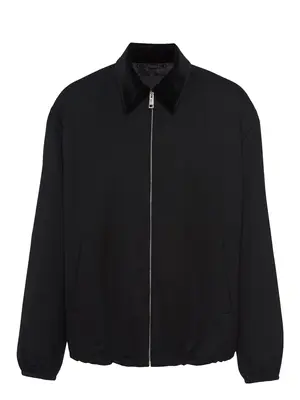 Prada Wool Blouson Jacket - Black