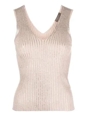 PESERICO Ribbed Knit Top