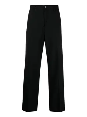 Marni Tropical Straight-leg Trousers - Black