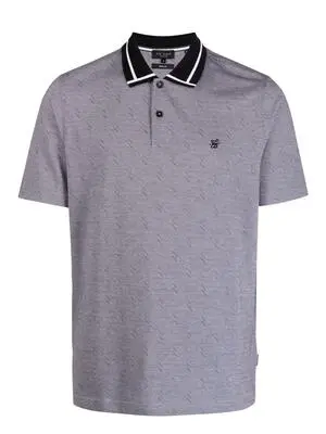 Ted Baker London Ginald Cotton Polo Shirt - Black