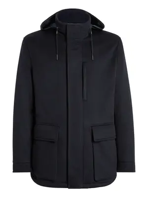 Zegna Oasi Cashmere Elements Vetta Jacket - Navy Blue