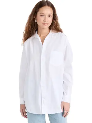 Frank & Eileen Shirley Oversized Shirt - White
