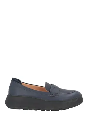 Fitflop Soft Leather Penny Loafers - Blue