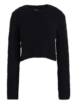 Only Bouclé Knit Sweater - Black