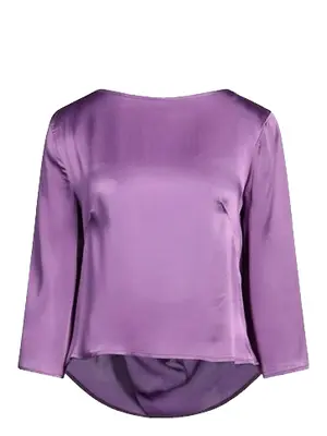 SISTE'S Satin Top - Purple