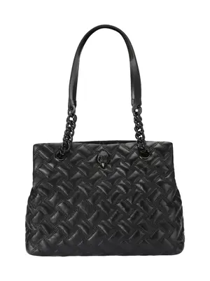 Kurt Geiger Kensington Drench Quilted Tote Bag - Black