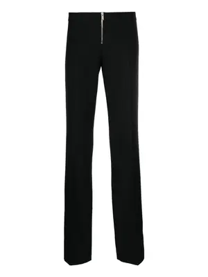 Stella McCartney Low-rise Wool Slim Trousers - Black