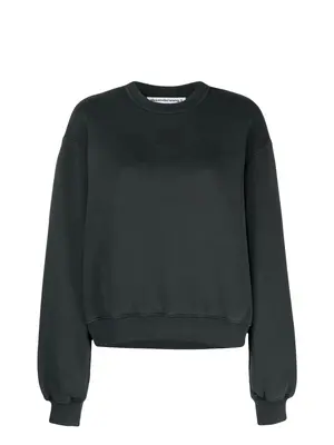 Alexander Wang Logo-embossed Sweatshirt - Grey