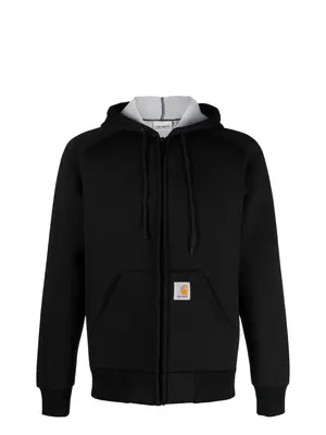 Carhartt Work In Progress Car-lux Zip-up Hoodie - Black
