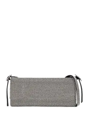 Benedetta Bruzziches Vittissima La Grande Crystal-embellished Crossbody Bag - Silver