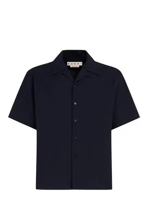 MARNI Camp-collar Virgin Wool Shirt