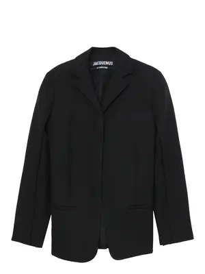 Jacquemus La Veste Caraco Inside-out Blazer - Black