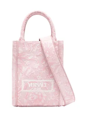 Versace Barocco Athena Mini Tote Bag - Pink