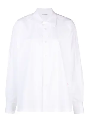 Alexander Wang Logo-appliqué Cotton Shirt - White