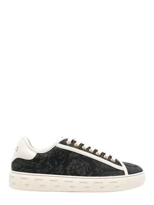 Versace Barocco Greca Sneakers - Black