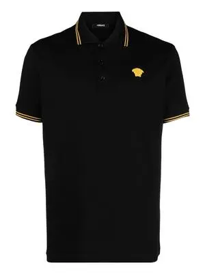 Versace Medusa Polo Shirt - Black