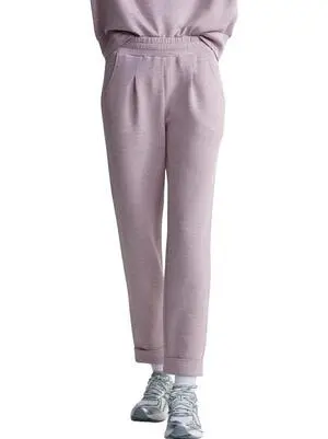 Varley Varley Rolled Cuff Cropped Pants Mauve Marl