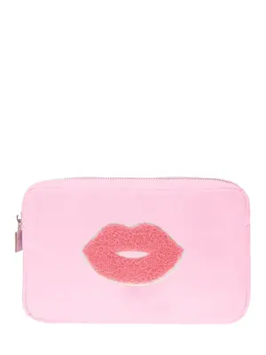 BLOC BAGS Medium Kiss Cosmetic Bag - Baby Pink