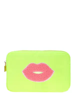 BLOC BAGS Medium Kiss Cosmetic Bag - Neon Yellow