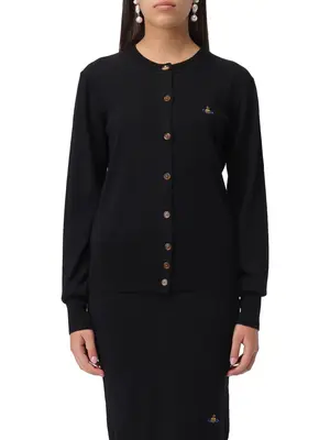 VIVIENNE WESTWOOD Vivienne Westwood Round Neck Cardigan Silver