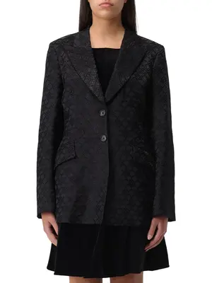 Alberta Ferretti Textured Jacket - Black