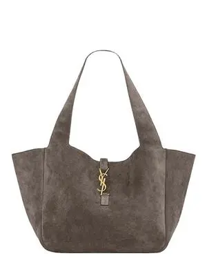 Saint Laurent Le 5 A 7 Bea Shoulder Tote Bag Urban Grey