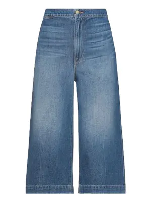 FRAME Cotton Flared Jeans - Blue