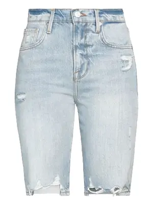 FRAME Denim Bermuda Shorts - Blue