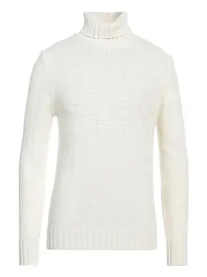BELLWOOD Turtleneck Knit Top - White