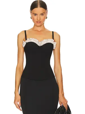 Lpa Giovanna Corset Top - Black
