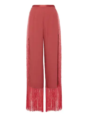 TALLER MARMO Nevada High-rise Wide-leg Pants - Pink