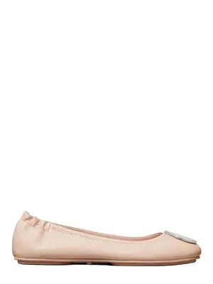 Tory Burch Minnie Travel Ballerina Shoes - Pink