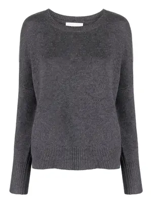 LISA YANG Mila Ribbed Cashmere Jumper - Grey