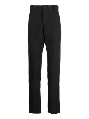 FORME D'EXPRESSION Felted Straight-leg Trousers - Grey