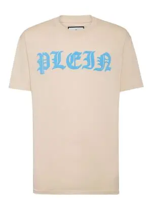 Philipp Plein Gothic Plein Cotton T-shirt - Neutrals