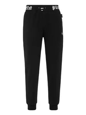 Philipp Plein Logo-embroidery Track Pants - Black