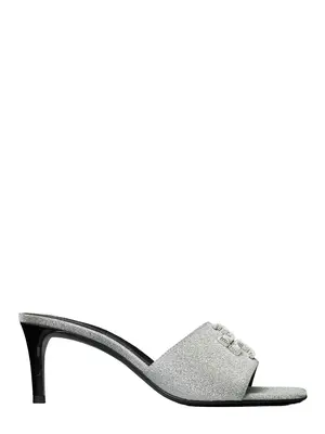 Tory Burch 65mm Eleanor Pave Sandals - Silver