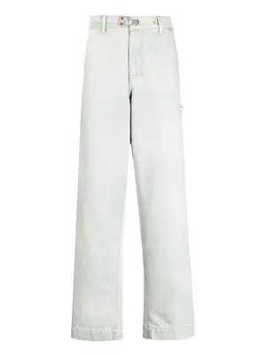 OBJECTS IV LIFE High-waist Wide-leg Jeans - Blue
