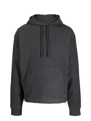 OBJECTS IV LIFE Logo-plaque Drawstring Hoodie