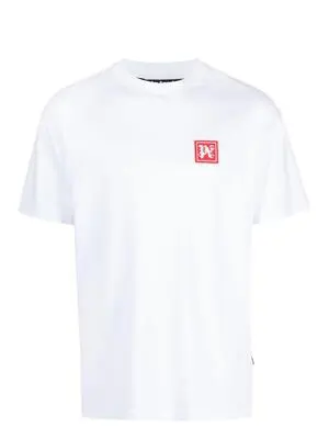 Palm Angels Ski Club Cotton T-shirt - White