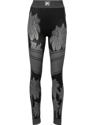 Palm Angels Palm Base Layer Ski Leggings - Black