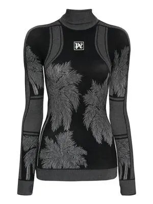 Palm Angels Base Layer Ski Top - Black