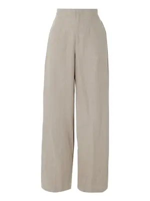 FAITHFULL THE BRAND Faithfull + Net Sustain Isotta Linen Straight-Leg Pants