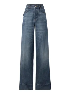 Bottega Veneta High-rise Straight-leg Jeans - Blue