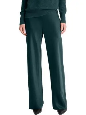 Vince Fluid High-waist Straight-leg Pants - Juniper