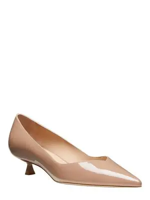 STUART WEITZMAN Stuart Weitzman Eva Kitten Heel Pump Fawn