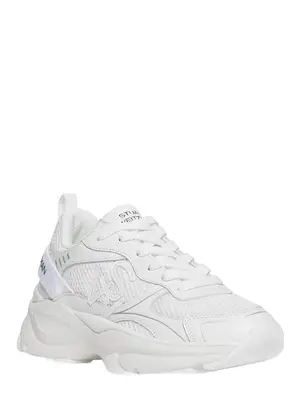 STUART WEITZMAN Stuart Weitzman Chunky Sole Sneakers White Leather