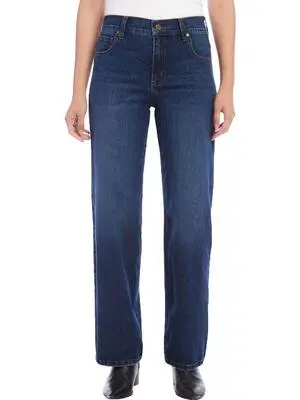 Karen Kane Wide Leg Jeans - Denim
